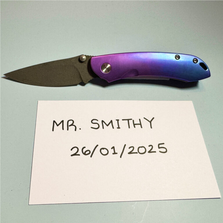 Twisted Assisted Junzi Custom Titanium Scales – Mr Smithy